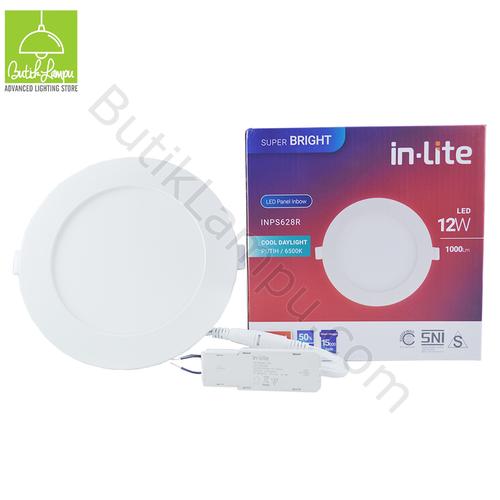 Jual Lampu Downlight LED INLITE INPS628R 12W Slim Super Bright - Putih ...