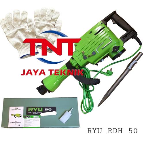 Jual MESIN BOBOK BETON RYU RDH 50 / RYU DEMOLITION HAMMER RDH 50 RYU ...