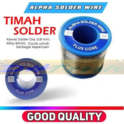 Jual Timah Merk Alpha 0.8mm Solder 250gram Mengkilap - Kota Serang - DH ...