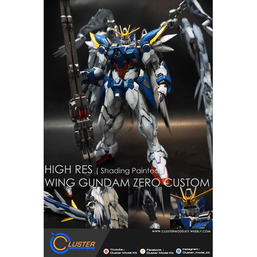 Jual High Res 1/100 Wing Gundam Zero Custom ( Full Body Painted ...