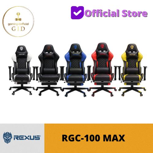 Jual Rexus RGC100 Max / RGC-100 Max Gaming Chair Footrest - BLACK-WHITE ...