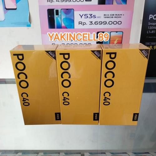 Jual Xiaomi POCO C40 4/64 GB ||Dual Camera 13 MP|| 6000 mAh||Garansi ...