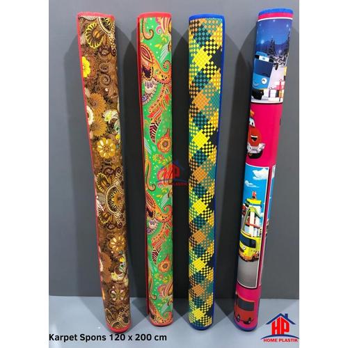 Jual Karpet Spons / Tikar Lantai 120 X 200 CM / 200 x 240 / 3 MM Motif ...
