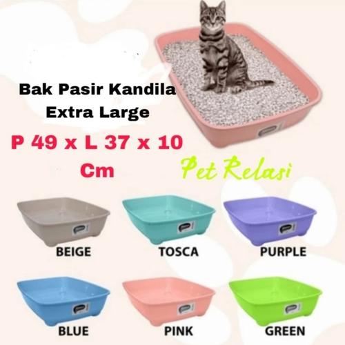 Jual Bak Pasir Kucing XL Litterbox Untuk Pembuangan Pup Dan Pipis ...