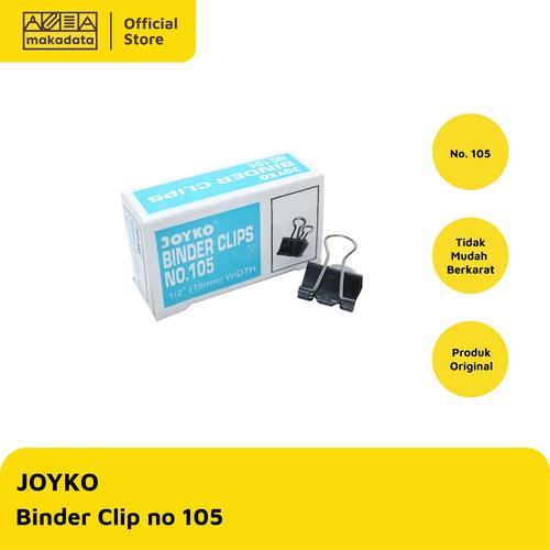 Jual Joyko Binder Clips 105 15mm Kecil Hitam - Kota Surabaya - Makadata ...