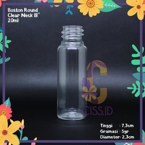 Jual BOTOL PLASTIK BR 20ML CLEAR N18 TANPA TUTUP TEBAL PET - Jakarta ...