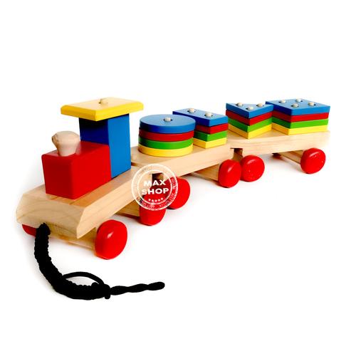 Promo Set Column Train Mainan Edukasi Anak Kereta Api Kayu Wooden ...