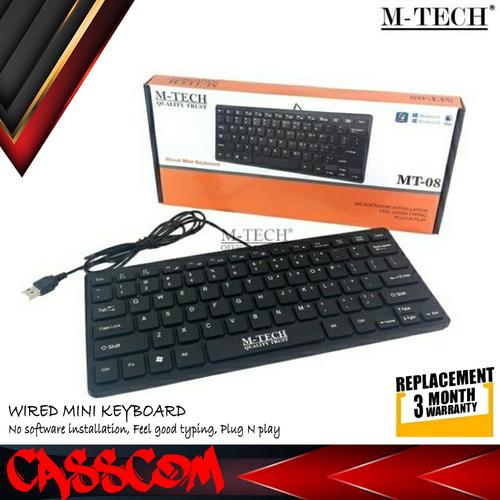 Jual Keyboard Mini M-Tech MT-08 External Mini Keyboard Usb Wired ...