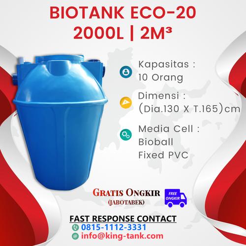 Jual BIOTANK BIOFIL 2000 Liter 2M3 Vertikal - Jakarta Barat - Rumah ...
