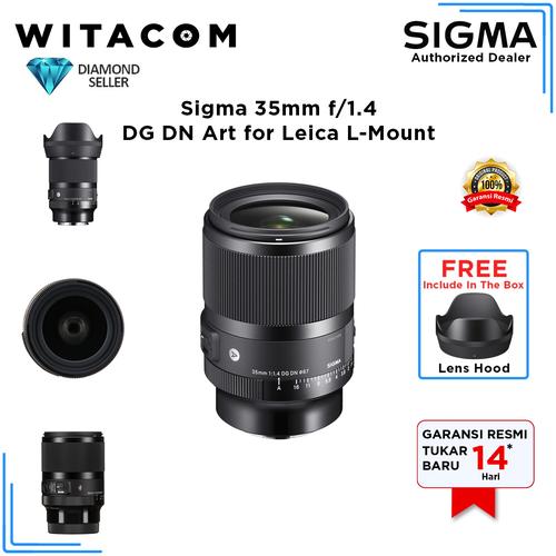 Promo Lensa Sigma 35mm f/1.4 DG DN (A) for Leica L-mount - Garansi ...