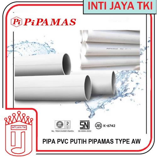 Jual PIPA PVC PIPAMAS AW PUTIH ( ukuran 1/2 - 6 inch) - 4 Inch - Kab ...