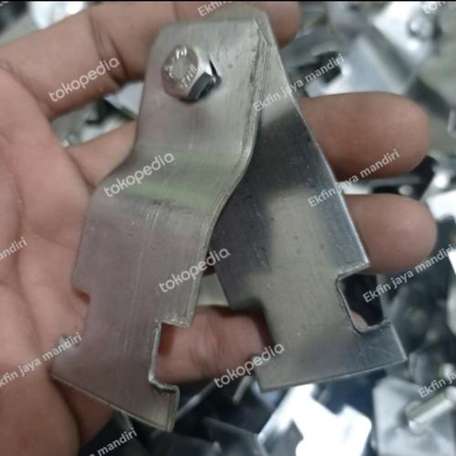 Jual clamp unistrut / klem Raceway 1"inch / klem kanal 1" /Stainless ...