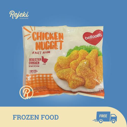 Jual Belfoods Chicken Nugget Ori - Crunchy - Ceria - Rejeki Frozen Mart ...
