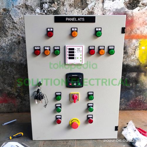 Jual panel ats amf 50kva schneider smartgen pln genset lc1dt60m7 ...
