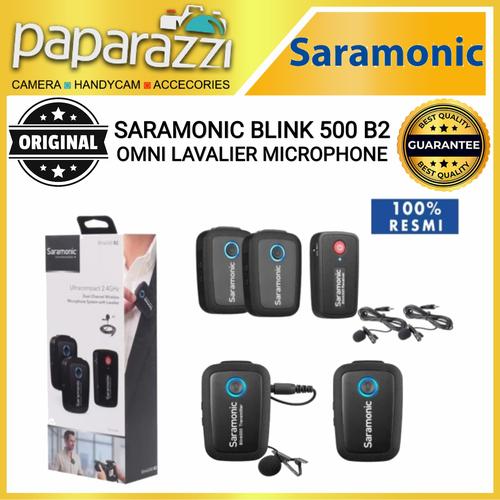 Jual SARAMONIC BLINK 500 B2-MOUNT WIRELESS OMNI LAVALIER MICROPHONE ...