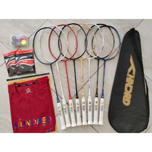 Jual Raket Badminton HUNDRED ATOMIC AIR 77 78 5u 32lbs Original - Kota ...