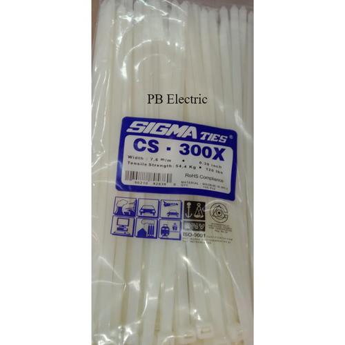 Jual Kabel Ties Sigma CS 300X (2 Pilihan Warna) - Putih - Jakarta Pusat ...