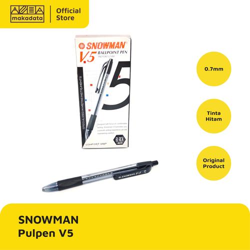 Jual Ball point Snowman V5 | Pulpen Snowman V5 | Pen Snowman V5 1dz ...