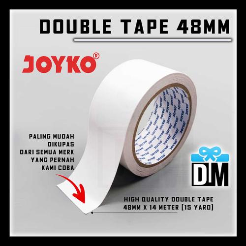 Jual Double Tape Joyko Ukuran Besar 48mm 2' atau 2 inch DT48 Solasi 2 ...