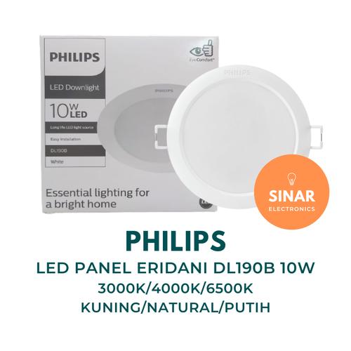 Jual LED Panel Downlight Eridani DL190B 10W PHILIPS Kuning/Natural ...