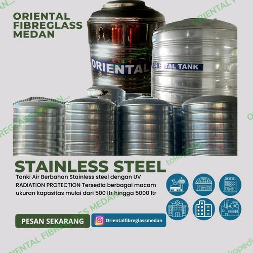 Jual TANGKI AIR STAINLESS STEEL TOREN 2000 LITER - Kota Medan ...
