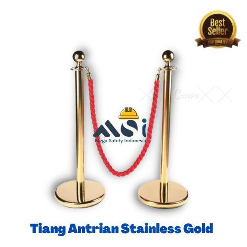 Promo Tiang Antrian Gold Pembatas - Tiang Emas - Tiang Emas - Jakarta ...
