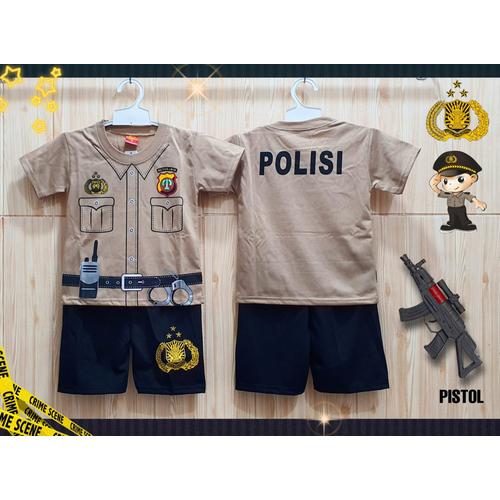 Promo BAJU POLISI ANAK 2-10 TAHUN/BAJU PROFESI ANAK KOSTUM POLISI SET ...