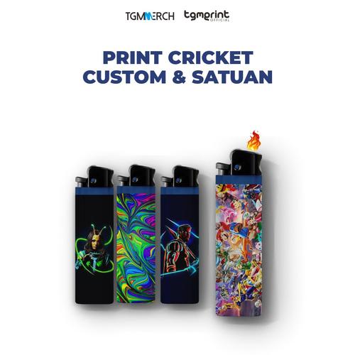 Jual Print Cricket Custom | Desain Bebas| Print UV | Tgm Merch ...