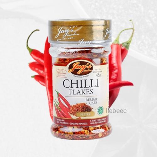 Jual Jay's Kitchen Chili Flakes Bumbu Remah Cabe 45 Gr / 45GR - Jakarta ...