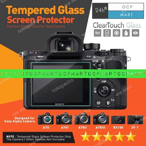 Jual Tempered Glass Sony A7ii A7iii A7Rii A7Riii A7Sii RX10 RX100 ZV ...