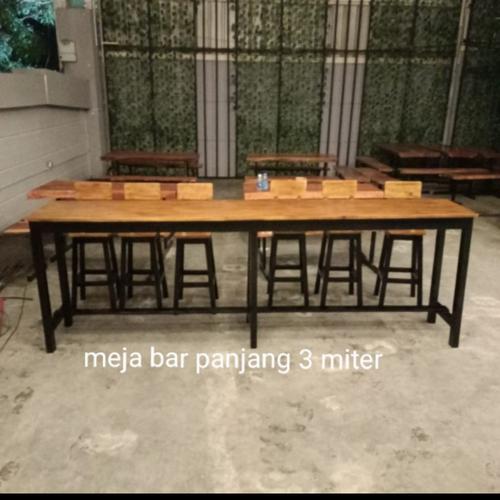 Jual meja bar cafe panjang 3 meter Kayu jati belanda - Jakarta Barat ...