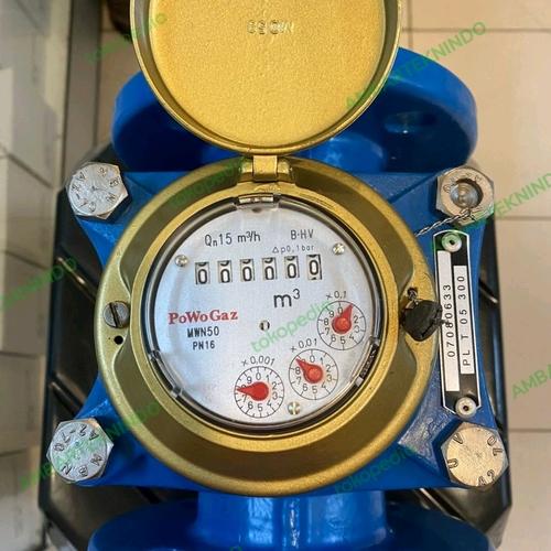 Jual WATER METER 2 INCH POWOGAZ MWN50 DN50 MM FLANGE / WATER METER 2 ...