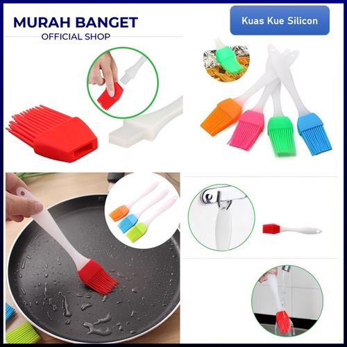 Jual Kuas Silikon Tahan Panas Kuas Mentega Oles Kue Silicon Brush ...