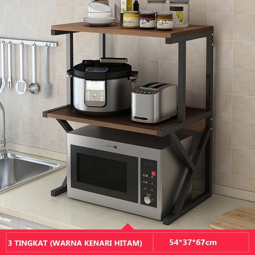 Jual Rak oven microwave Rak dapur Rak Meja Dapur Penyimpan Serbaguna ...