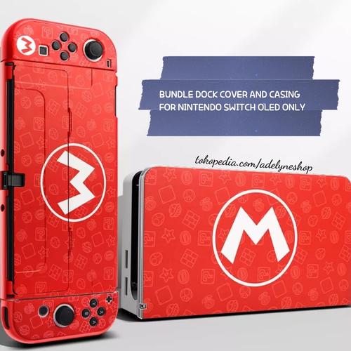 Jual Bundle Hard Case & Dock Cover for Nintendo Switch OLED - METROID ...