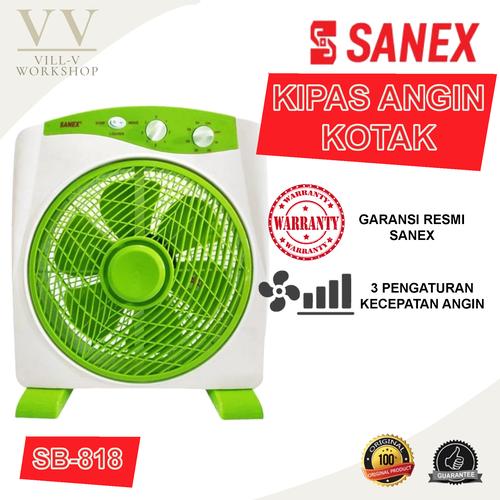 Jual Kipas Angin Kotak Box Fan Kipas Duduk SANEX 12 inch - Jakarta ...