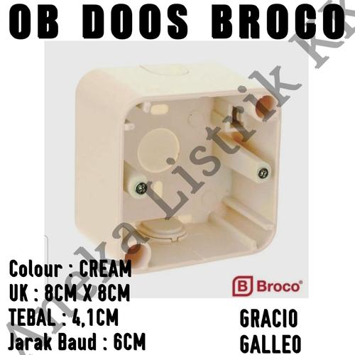 Jual BROCO OB DOS DUS DOOS GRACIO GALLEO OUTBOW 4101-531 STOPKONTAK ...