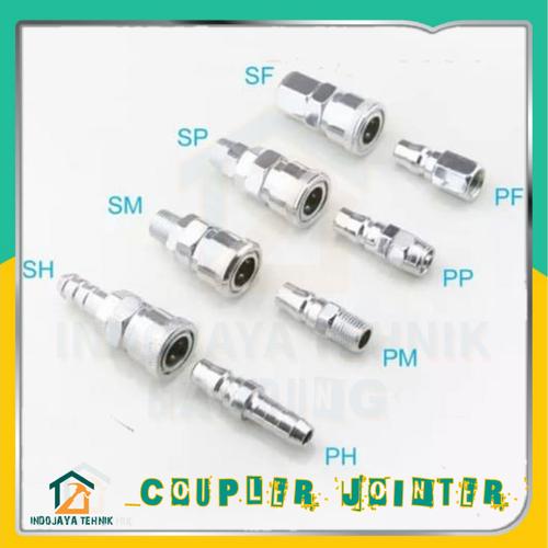 Jual Quick coupler SAMBUNGAN SELANG ANGIN Spray Gun Air Regulator ...