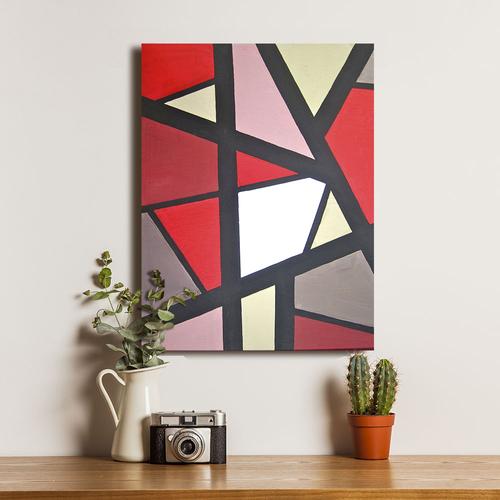 Jual Poster Lukisan Mozaik Art Abstrak Indah - Dekorasi Hiasan Dinding ...