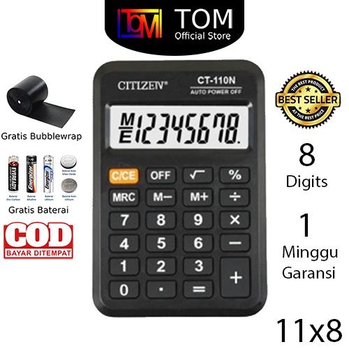 Jual Kalkulator CT-110N 8 Digit - Calculator Saku Kecil Mini - Jakarta ...
