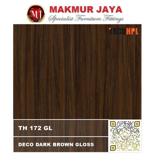Jual HPL TACO TH 172 GL DECO DARK BROWN GLOSS I WOODGRAIN - Kota ...