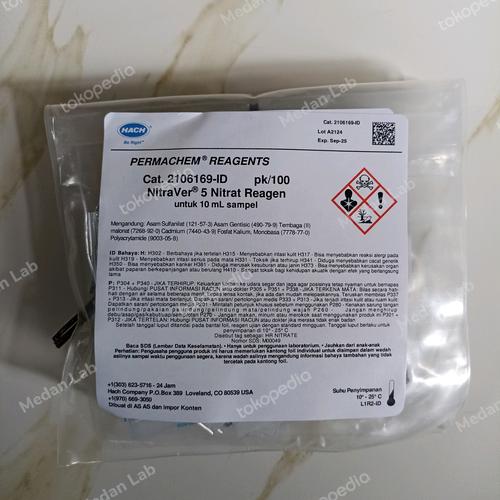 Jual Hach 21061-69 Nitraver 5 Nitrate Reagent Powder Pillow 10 ml ...