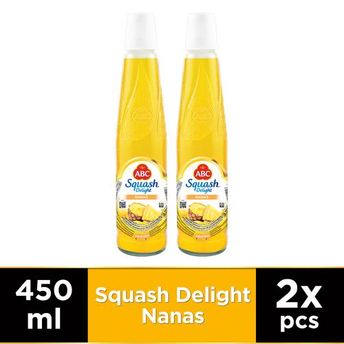 Promo ABC Sirup Squash Delight Nanas 450 ml - Twin Pack - - ABC HEINZ ...