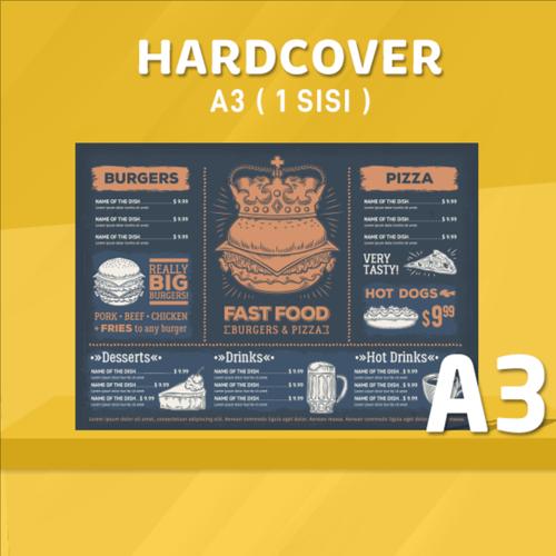 Jual Papan Menu Retoran / Hard Cover Menu / Menu Board - A3 satu sisi ...