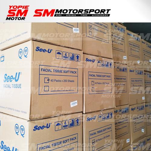 Jual 1 DUS TISSUE SEE-U SEEU Facial Tisu Wajah Halus 250 Sheets Isi 40 ...