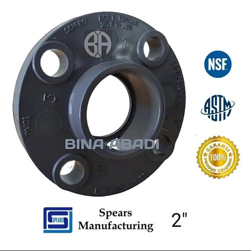 Jual One Piece Flange PVC SCH 80 Socket ANSI 150 Size 2 Inch SPEARS USA ...