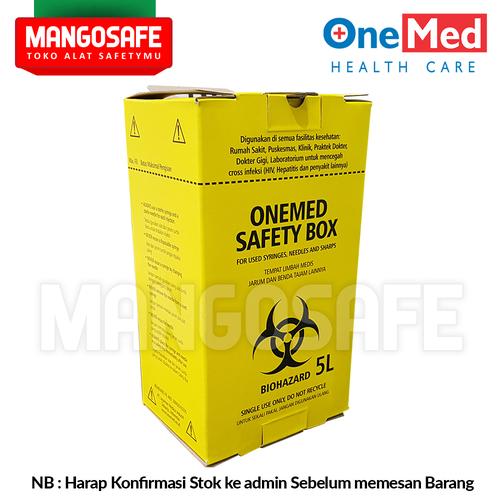 Jual Safety Box 5L ONEMED Kotak Limbah Medis Kuning ONE MED 5 L Liter - Kota Medan - mangosafe ...