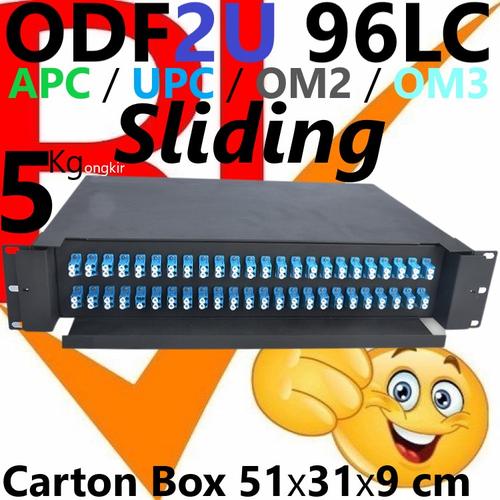 Jual OTB Rack 96 Core ODF 96c LC APC UPC OM2 OM3 OM4 96Core Adapter Pigtail - Adapter 96LCUPC ...