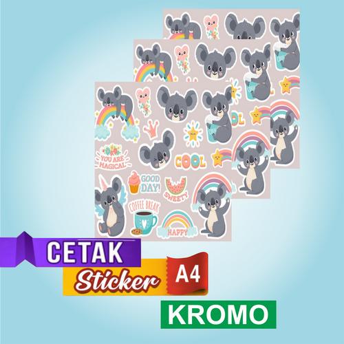 Jual CETAK STIKER KROMO UKURAN A4 - Kota Tangerang Selatan - Comedesign ...