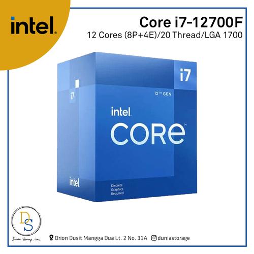 Promo INTEL Core i7 12700F 12 Core 20 Threads Alder Lake LGA1700 Processor Cicil 0% 3x - Jakarta ...